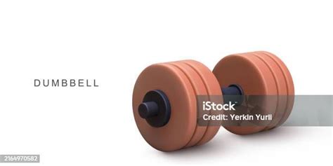 흰색 배경에 3d 현실적인 Greey 덤벨 벡터 일러스트 레이 션 3차원 형태에 대한 스톡 벡터 아트 및 기타 이미지 3차원 형태 강철 개념 Istock