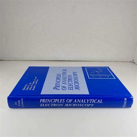 Principles Of Analytical Electron Microscopy 1989 2nd Printing Illustrated Hc Etsy