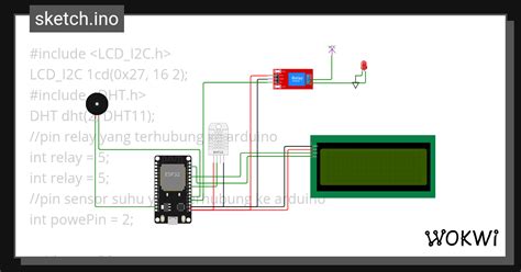 Kelembapan Suhu Tasya Wokwi Esp32 Stm32 Arduino Simulator