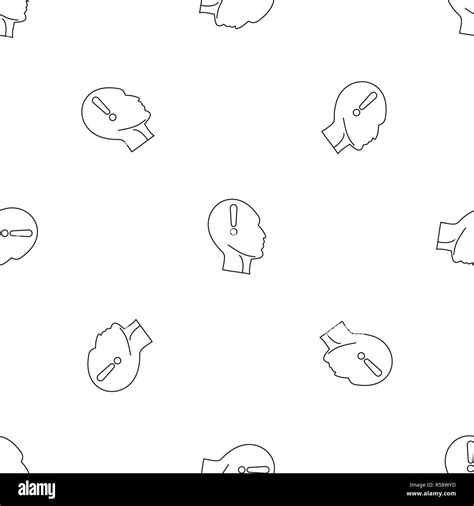Innovation Thinking Pattern Seamless Vector Repeat Geometric For Any