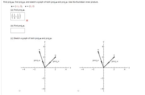 Solved Find Projyu Find Projuv And Sketch A Graph Of Both Chegg Com