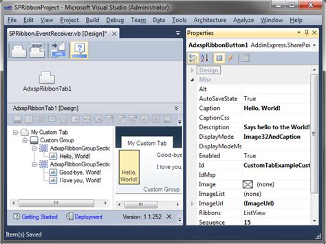 Customize Sharepoint Pages Visual Web Part Application Page And User