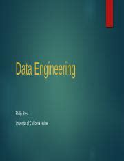 Introduction To Data Engineering And Business Intelligence A Course Hero