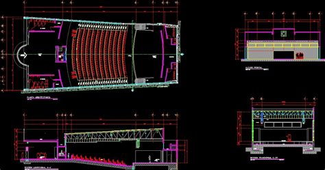 Polifunctional Center Dwg Block For Autocad Designs Cad