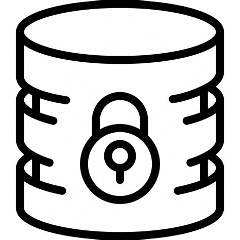 Data Database Lock Security Secure Icon Download On Iconfinder