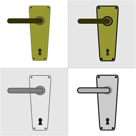 Premium Vector Door Handle Vector