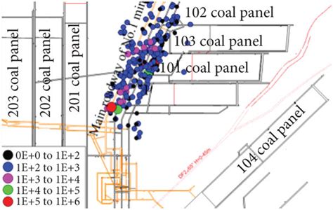 Plane Distribution Of Microseismic Events Before And After Prevention