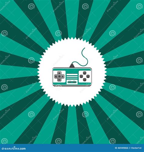 Video Game Console Theme Stock Vector Illustration Of Retro 46949866