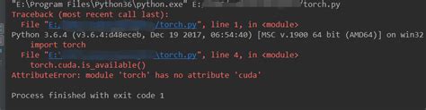 Torch Can Not Run In Pycharm But It Work In Cmd · Issue 7575 · Pytorch