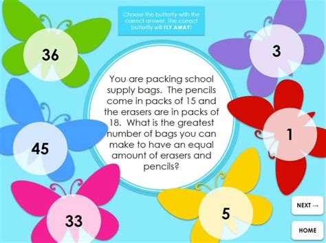 Gcf And Lcm Greatest Common Factor Least Common Multiple Word Problems
