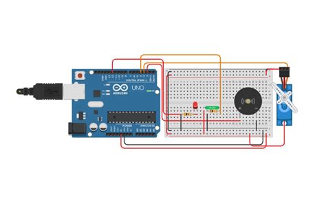 Circuit Design Датчик наклона Tinkercad