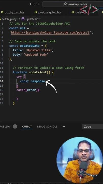 🚀 Fetch Api Put Interview Question 🌐 Codewithkg Coding Javascript Youtube