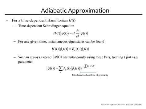 PPT Adiabatic Evolution Algorithm PowerPoint Presentation Free Download ID 3108399