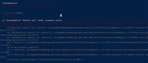 Could Not Find Artifacts For Solidity Tests Windows Only V Issue Trufflesuite