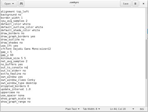 Conky The Ultimate X Based System Monitor Application