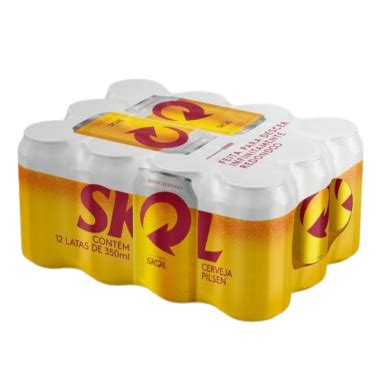 Cerveja Skol Lata 350 Ml Supermercado Azevedo