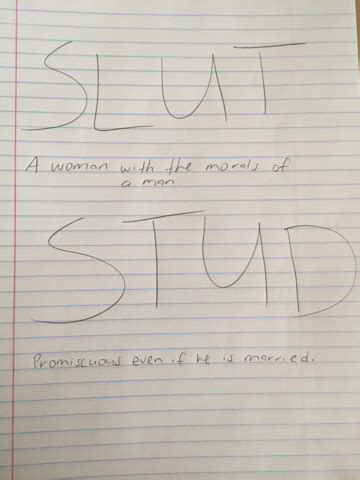 Sociology 103 Project Chapter 6 Sexual Double Standard
