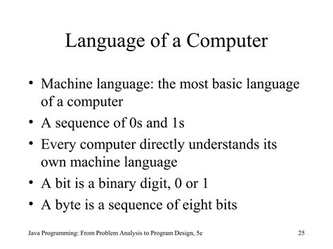 Chapter 1 An Overview Of Computers And Programming Languages Ppt