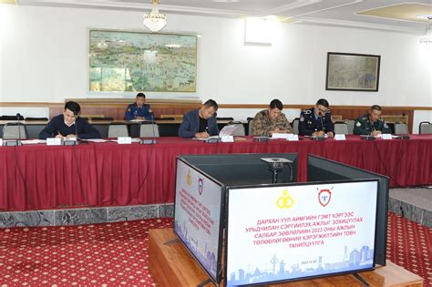 АЙМГИЙН ГЭМТ ХЭРГЭЭС УРЬДЧИЛАН СЭРГИЙЛЭХ АЖЛЫГ ЗОХИЦУУЛАХ САЛБАР ЗӨВЛӨЛИЙН ХУРАЛДАВ