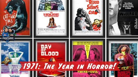 1971 The Year In Horror Movies Youtube