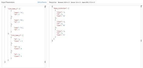 list action in integration procedure