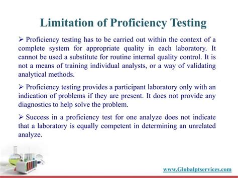 Overview Of Proficiency Testing PPTX