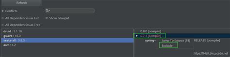 idea maven helper 插件 maven依赖冲突解决 jar包冲突解决 idea jar依赖插件 csdn博客