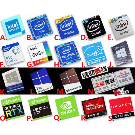 Stickers New Style Original Intel Inside Core Pentium Saiyang Cpu Universal Sticker Master