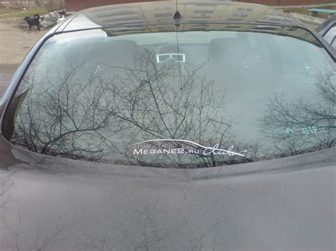 Наклейка на заднее стекло — Renault Megane Ii 1 6 л 2006 года стайлинг Drive2