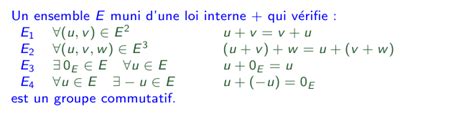 Groupe Commutatif