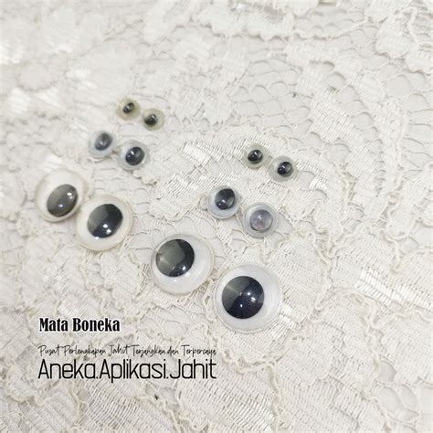 Jual 100 Biji Manik Mata Mataan Mata Boneka Mata Prakarya Mata Gerak 6 Mm And 8 Mm Shopee