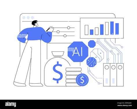 Ai Backed Automated Bookkeeping Abstract Concept Vector Illustration