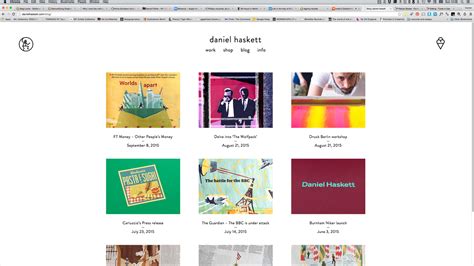 Daniel Haskett Portfolio Website Fonts In Use
