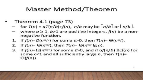 SOLUTION Master Theorem Solution Studypool