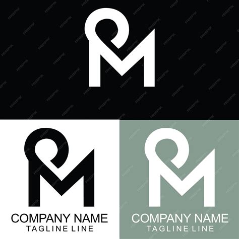 Premium Vector Vector Logo Mp Initial Design