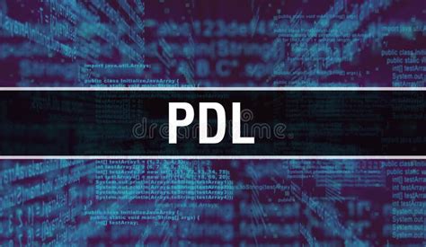 Pdl With Digital Java Code Text Pdl And Computer Software Coding