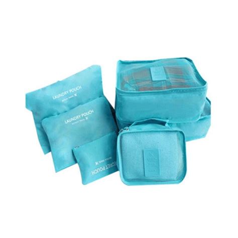 6종 여행용파우치 세트 행사사은품제작 6종 여행용파우치 세트 각인 제작 커스텀 인쇄 행사홍보물품