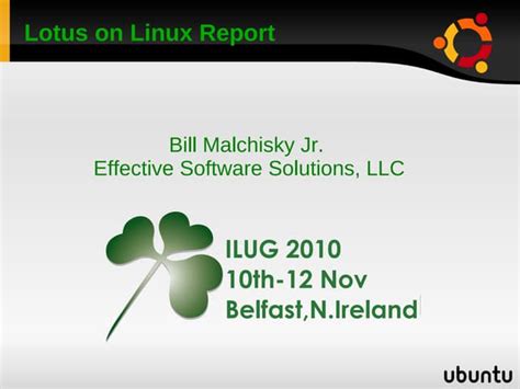 lotus on linux report 2010 pdf operating systems computer