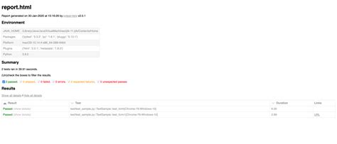 attaching video url after every test run in pytest html report · issue