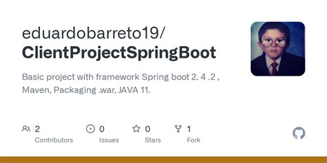 GitHub Eduardobarreto ClientProjectSpringBoot Basic Project With Framework Spring Boot