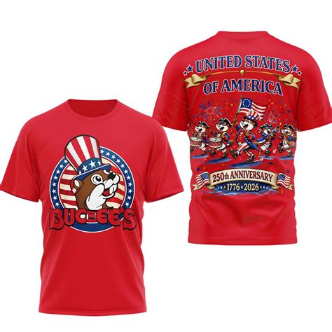 Buc Ees Usa 250th Anniversary Shirt