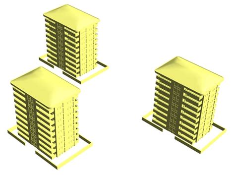 wind flow around three building cfd simulation ansys fluent training