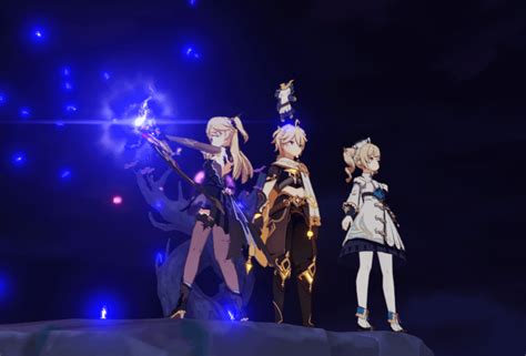 Aether Fischl And Barbara On A 3 Man Mission To Hunt The Thundering