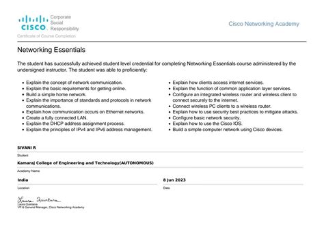Sivani R On Linkedin Cisconetworking