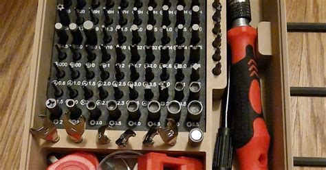 Gridfinity Holder For Screwdriver Set By Martin Download Free Stl