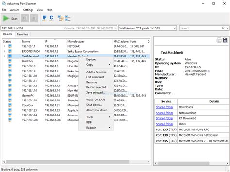 udp port scanning using fast port scanner tool download advanced port