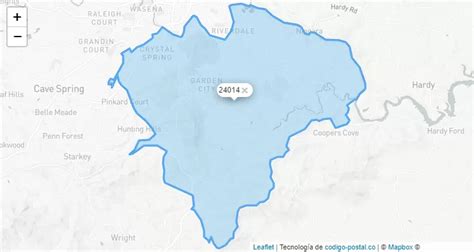 Roanoke Va Zip Code Map