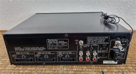 TECHNICS ST CH TUNER Sound Processor Hifi Vintage Separate SEE DESCRIPTION PicClick UK