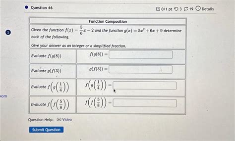 Solved Question Help Video