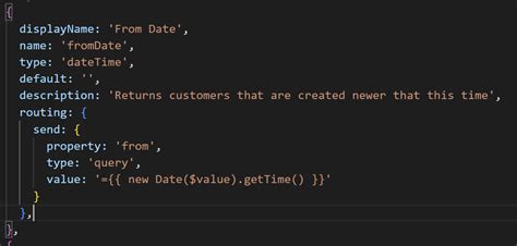 How Can I Set The Datepicker Output To Timestamp With Declarative Style